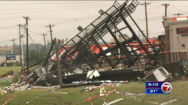 Apparent tornado leaves destruction in Tulsa; 13 injured – WSVN 7News ...