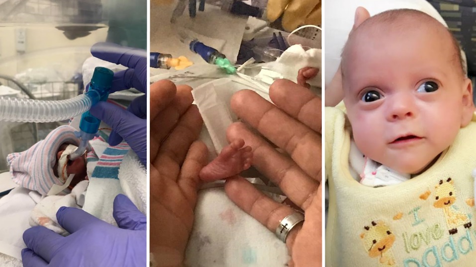Tiny baby born at 12 ounces finally goes home after nearly 5 months in ...