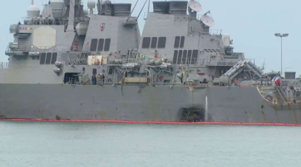 Divers find remains of all missing from USS McCain collision - WSVN ...