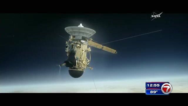 Farewell Cassini: Saturn spacecraft makes fiery, final dive - WSVN 7News | Miami News, Weather ...