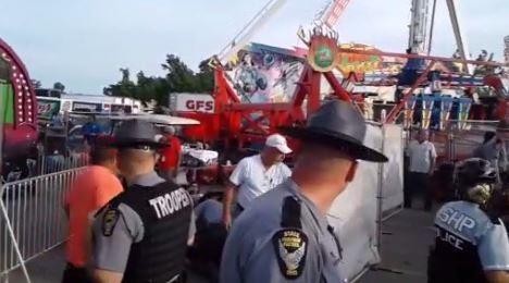 Crews dismantling thrill ride after deadly fair accident - WSVN 7News ...