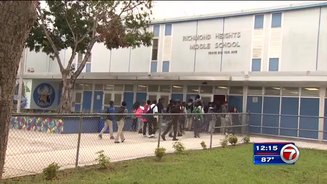 Richmond Heights Middle School reopens after Irma – WSVN 7News | Miami ...