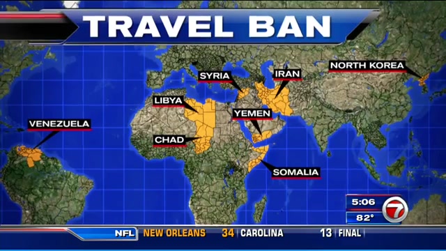 Trump replaces 90-day ban with new travel restrictions - WSVN 7News ...