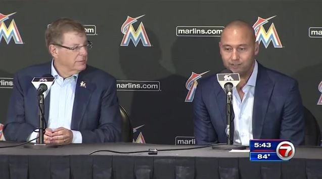 New Marlins owner Jeter mum on future of Stanton, Mattingly – WSVN ...