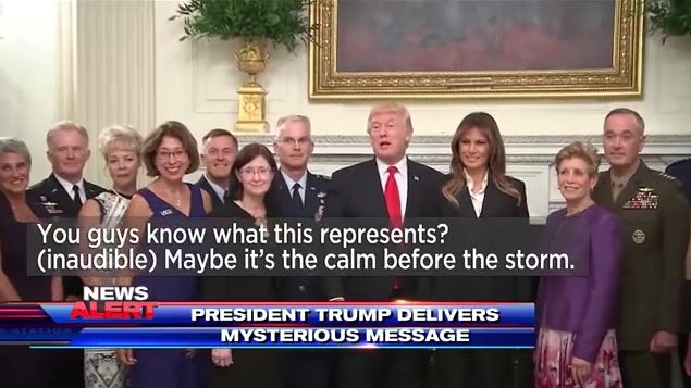 Trump, in photo op, talks of ‘calm before the storm’ – WSVN 7News ...