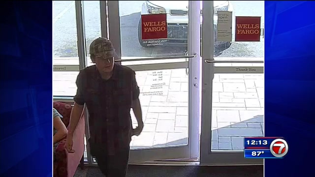 FBI releases photos of Wells Fargo bank robber - WSVN 7News | Miami ...