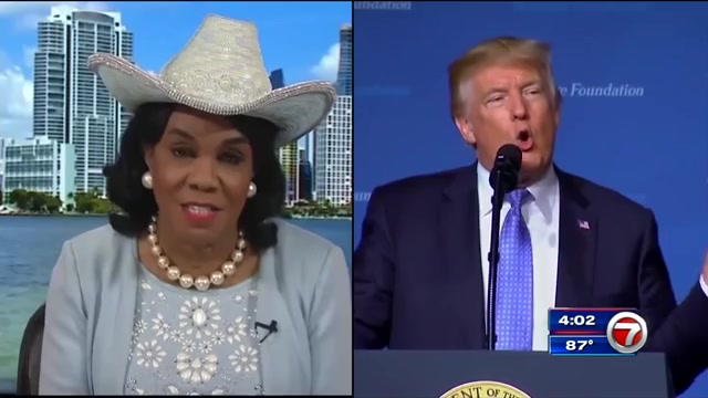 Trump jabs back at Rep. Frederica Wilson as spat rolls on - WSVN 7News ...