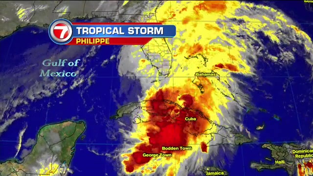 Tropical Storm Philippe speeds away into Atlantic - WSVN 7News | Miami ...