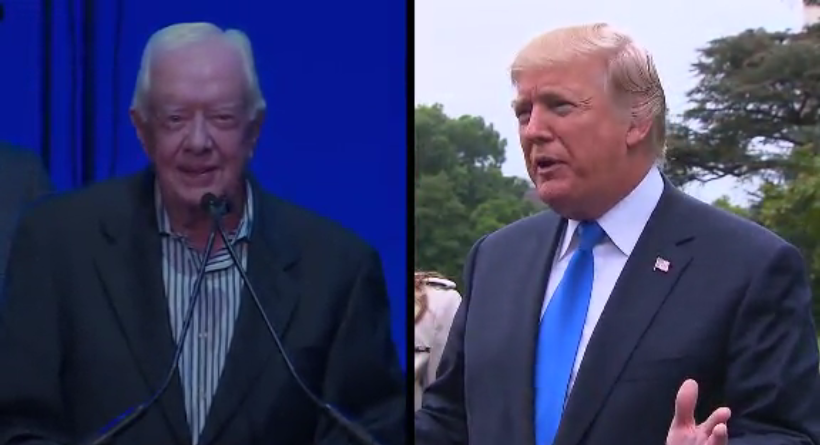 Jimmy Carter defends Trump, says he’d visit North Korea - WSVN 7News ...