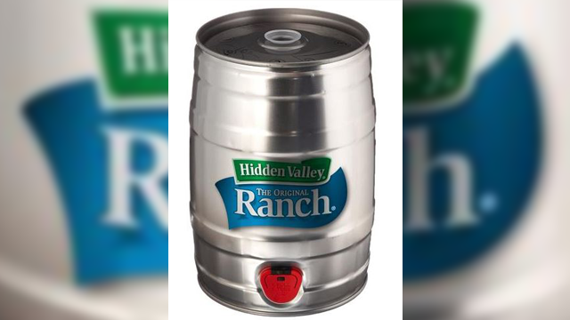 You can now buy a keg full of ranch dressing - WSVN 7News | Miami News ...