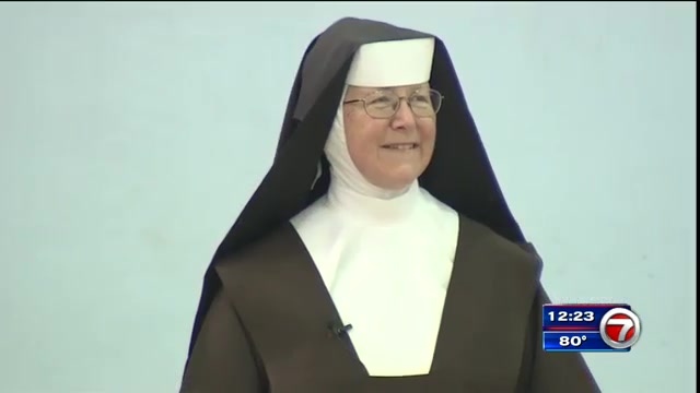 Chain saw-wielding nun honored by former Heat player - WSVN 7News ...