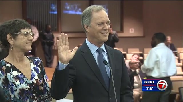Beam Furr sworn in as Broward mayor - WSVN 7News | Miami News, Weather ...