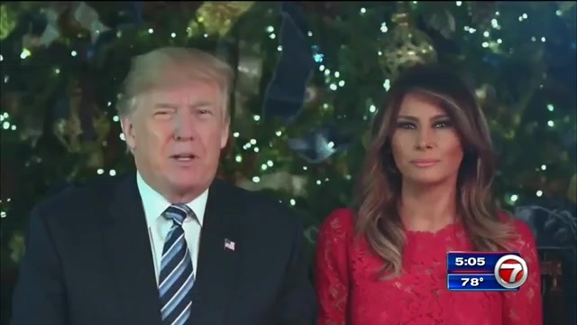 Trump celebrates Christmas like most of America, with family – WSVN ...