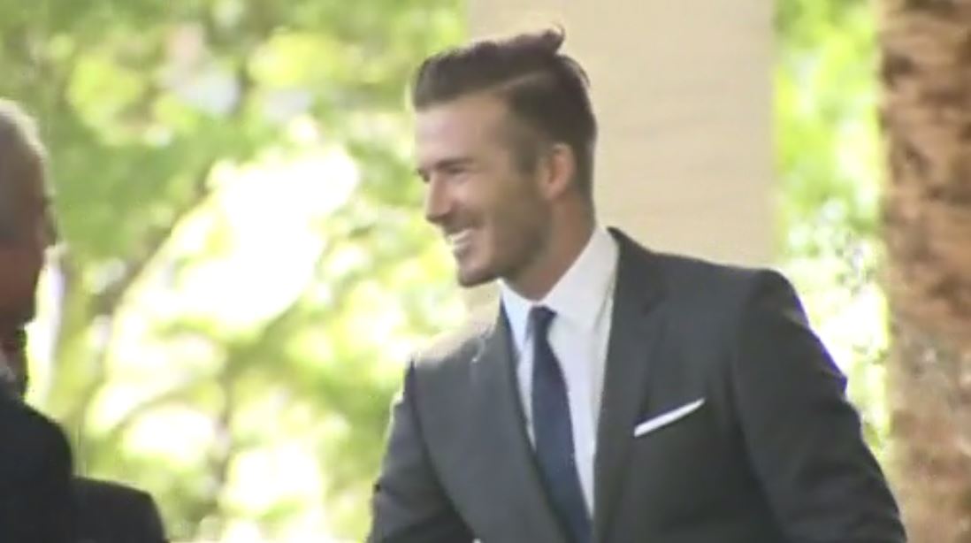 David Beckham launches L’Oreal men’s grooming products - WSVN 7News ...