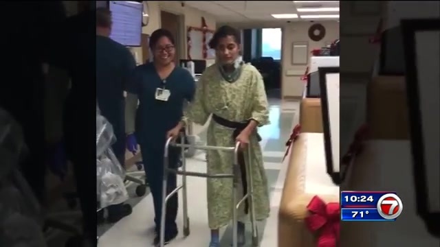 Woman rescued from fiery car crash speaks out - WSVN 7News | Miami News ...