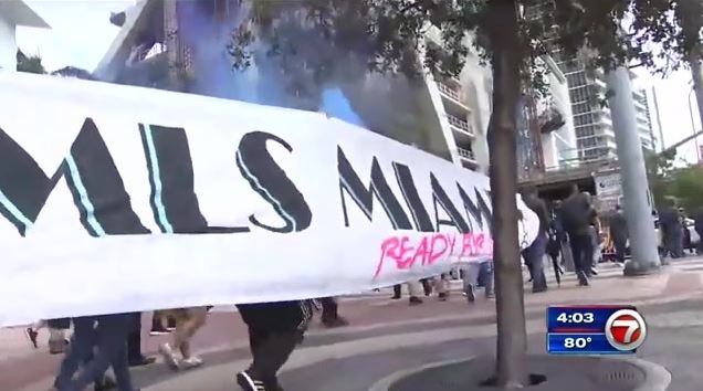 Fans celebrate announcement of MLS soccer in Miami - WSVN 7News | Miami ...