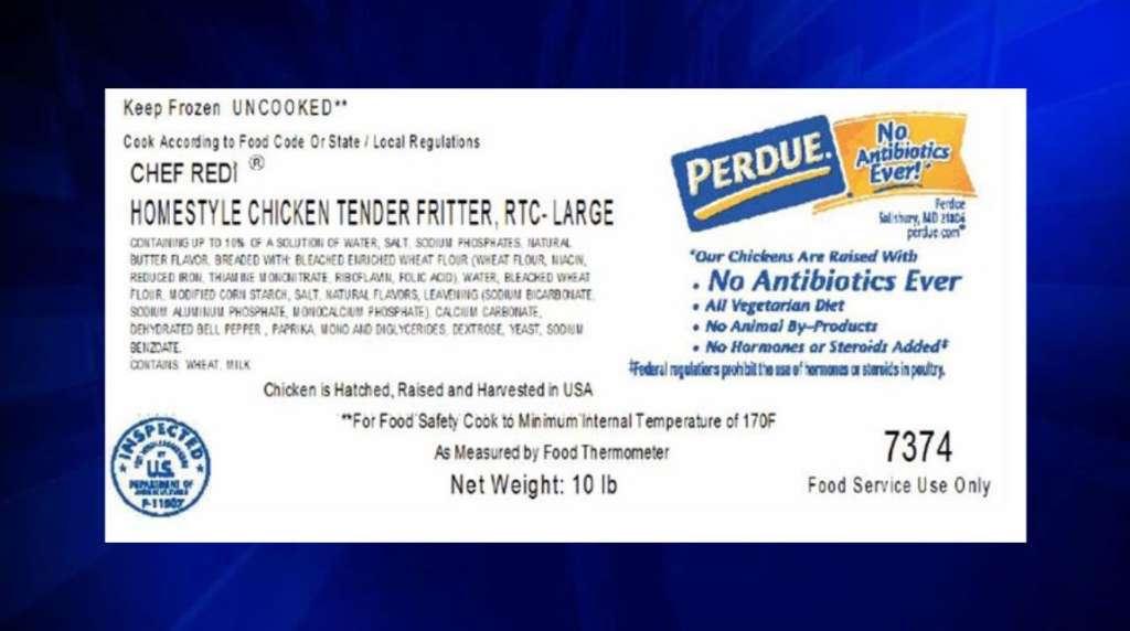 Perdue recalls 530 pounds of chicken products – WSVN 7News | Miami News ...