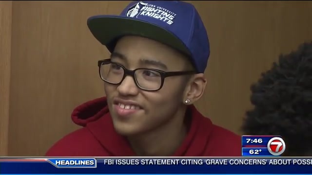 14-year-old battling cancer gets wish granted - WSVN 7News | Miami News ...