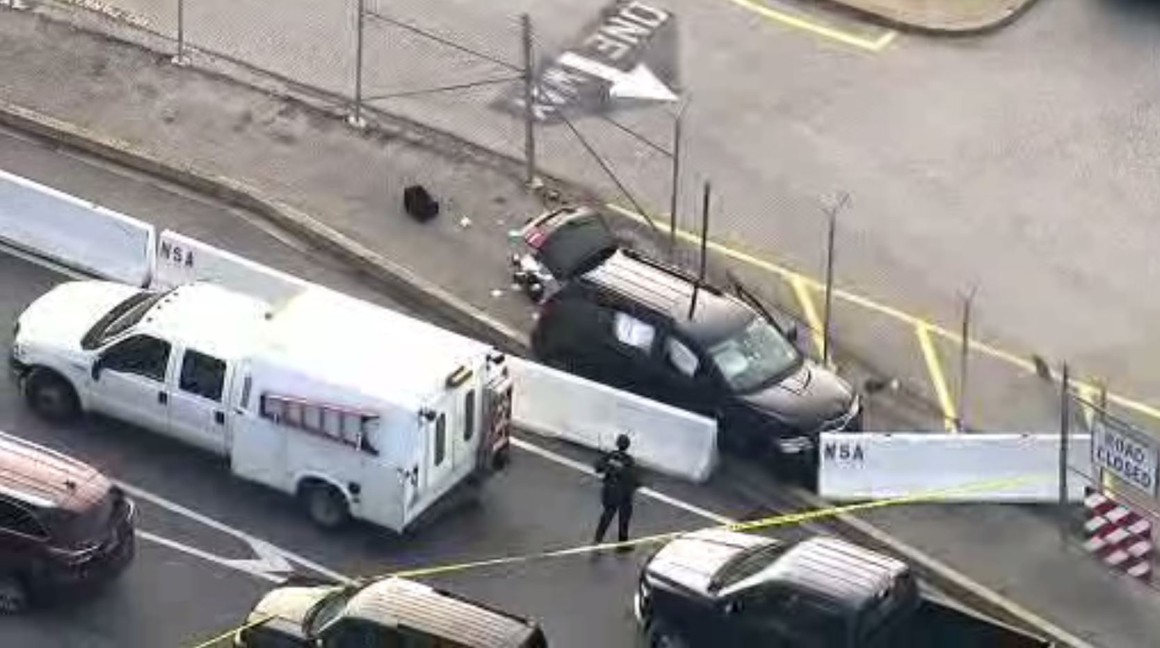 Suspect wounded, SUV stopped after shooting at NSA gate - WSVN 7News ...