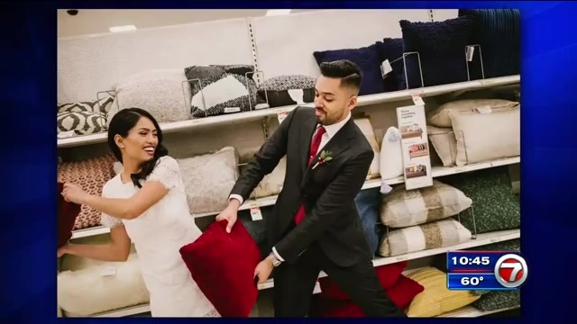Couple’s wedding photos inside North Miami Beach Target go viral - WSVN ...