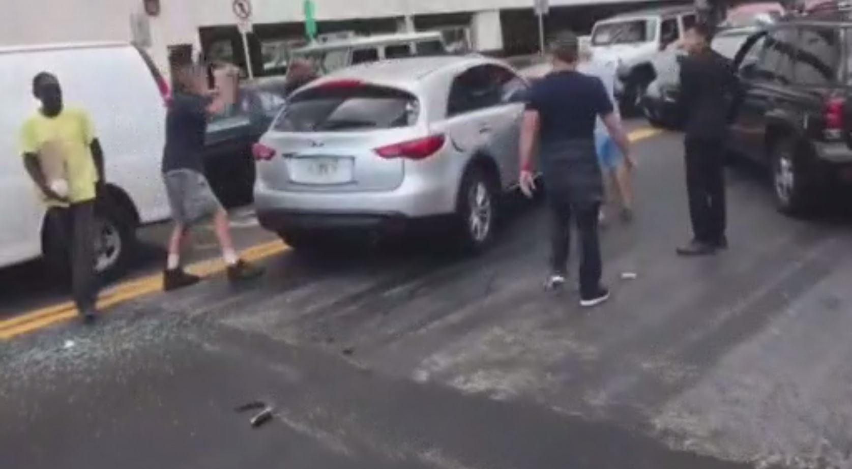 Hit-and-run confrontation caught on camera in Miami - WSVN 7News ...