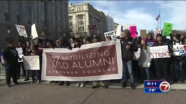 Stoneman Douglas students, alumni take part in historic rally in DC ...