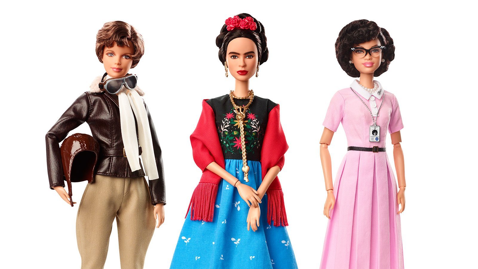 Barbie unveils dolls based on Amelia Earhart, Frida Kahlo, Katherine ...