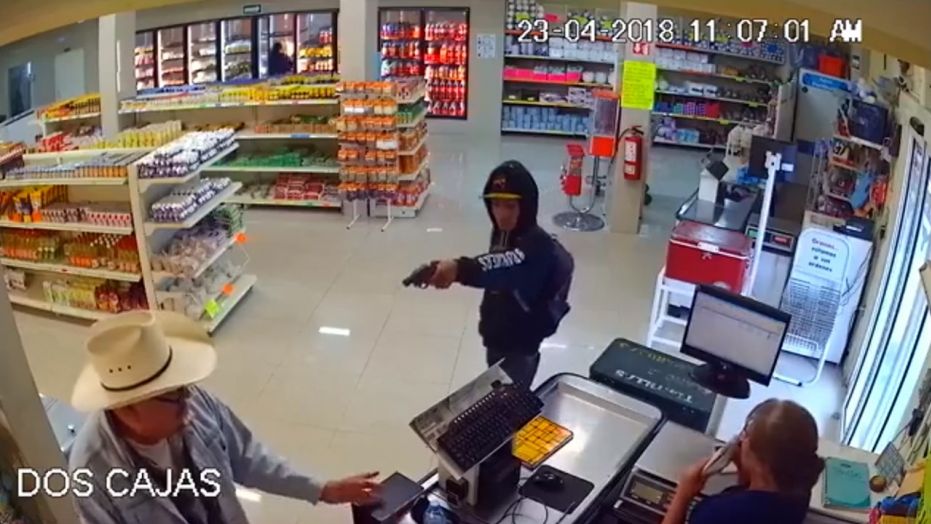 Cowboy tackles armed robber in Mexico grocery store - WSVN 7News ...
