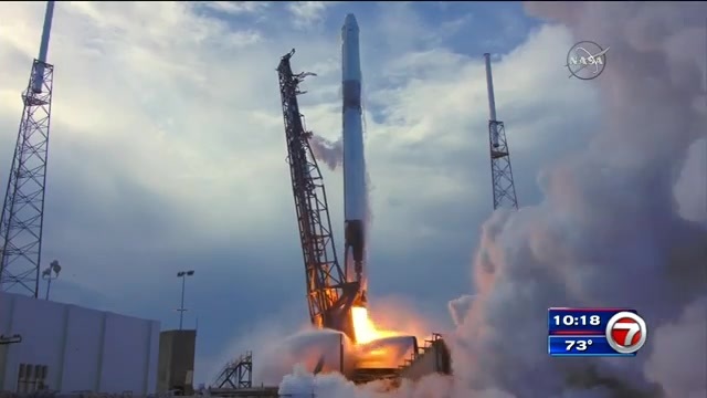 SpaceX launches used supply ship on used rocket for NASA - WSVN 7News ...