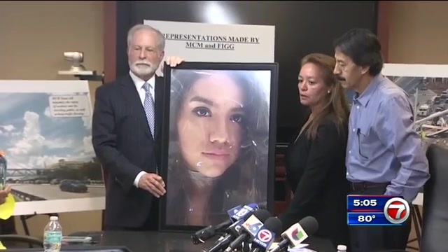 Parents of bridge collapse victim file lawsuit - WSVN 7News | Miami ...