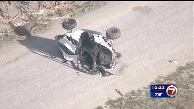 2 Hospitalized After Atv Rollover In Sw Miami Dade Wsvn 7news Miami