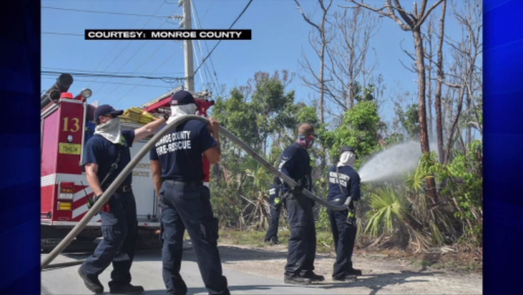 Fire crews continue battling brush fire in Big Pine Key - WSVN 7News ...