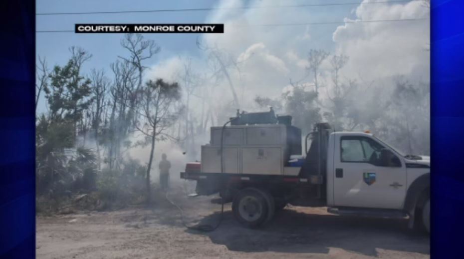 Big Pine Key brush fire now 70 percent contained - WSVN 7News | Miami ...