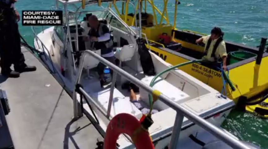 MDFR saves 3, including infant, from sinking boat near Soldier Key ...