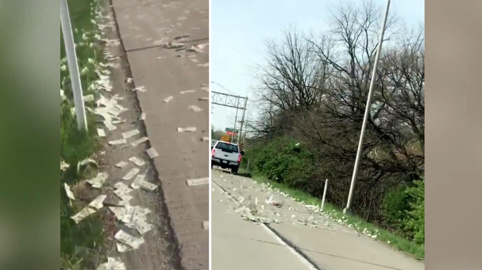 Brinks truck drops hundreds of thousands of dollars on highway - WSVN ...