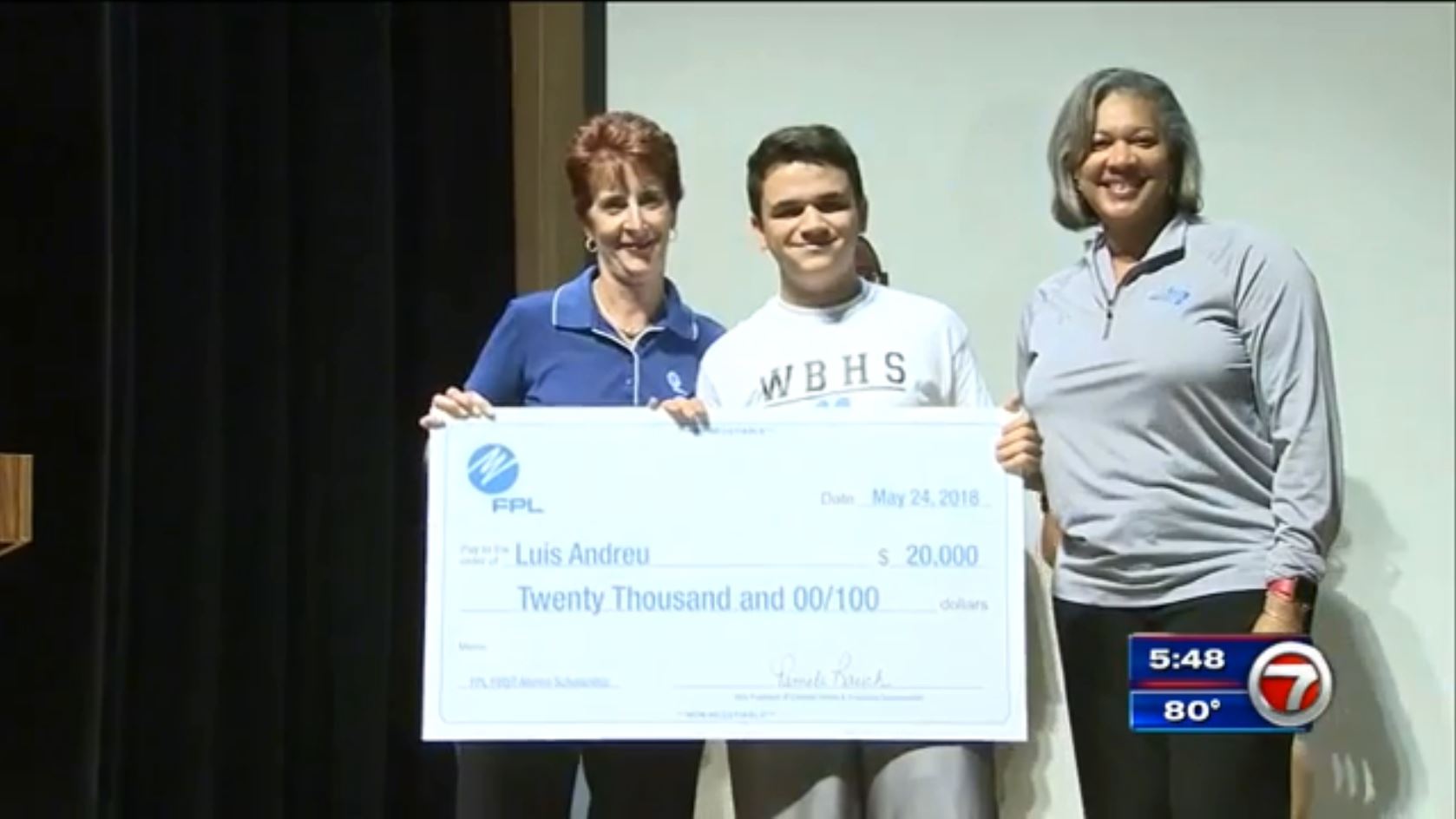 High school student awarded $20K scholarship by FPL - WSVN 7News ...