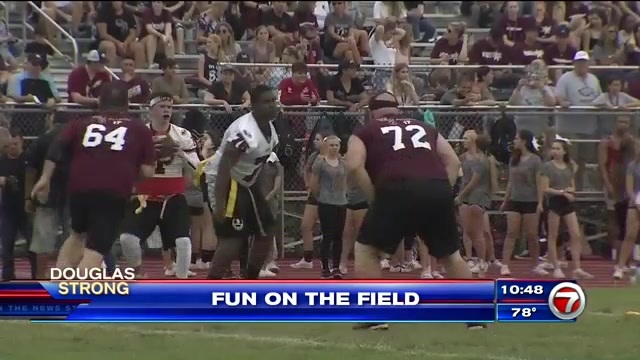 MSD football team, alumni players square off in fundraising game - WSVN ...