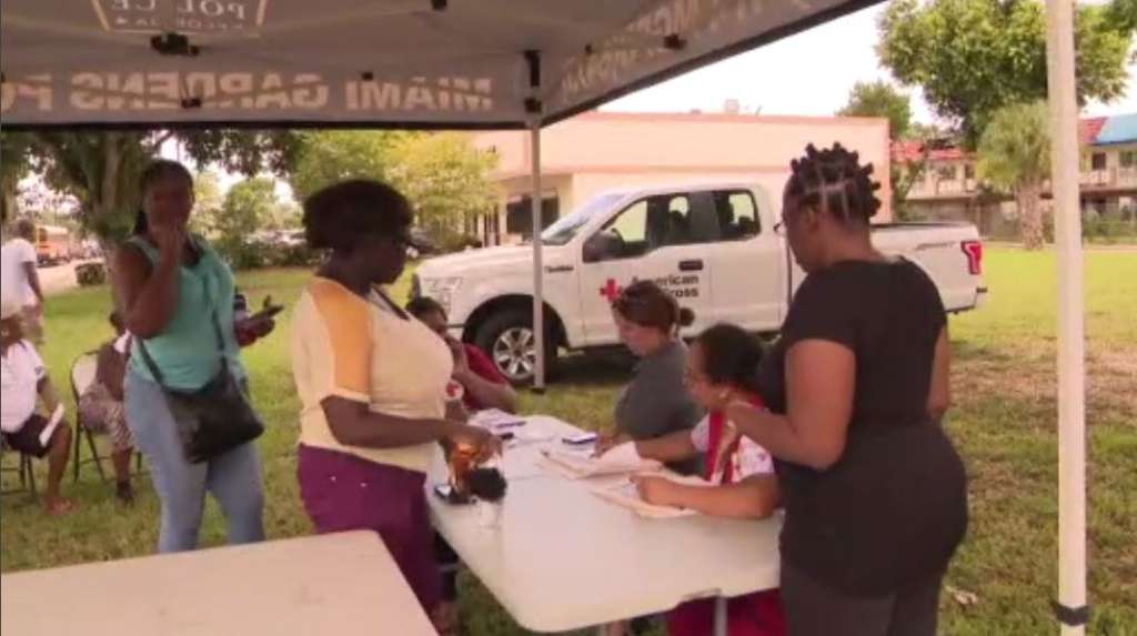 Red Cross Provides Housing For Residents Displaced By Miami Gardens