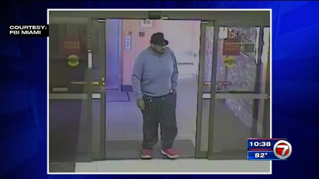 Hollywood bank robber implies having gun, takes cash – WSVN 7News ...
