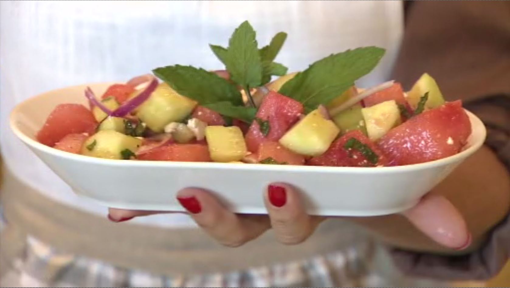 Watermelon Cucumber Salad/Belkys - WSVN 7News | Miami News, Weather ...