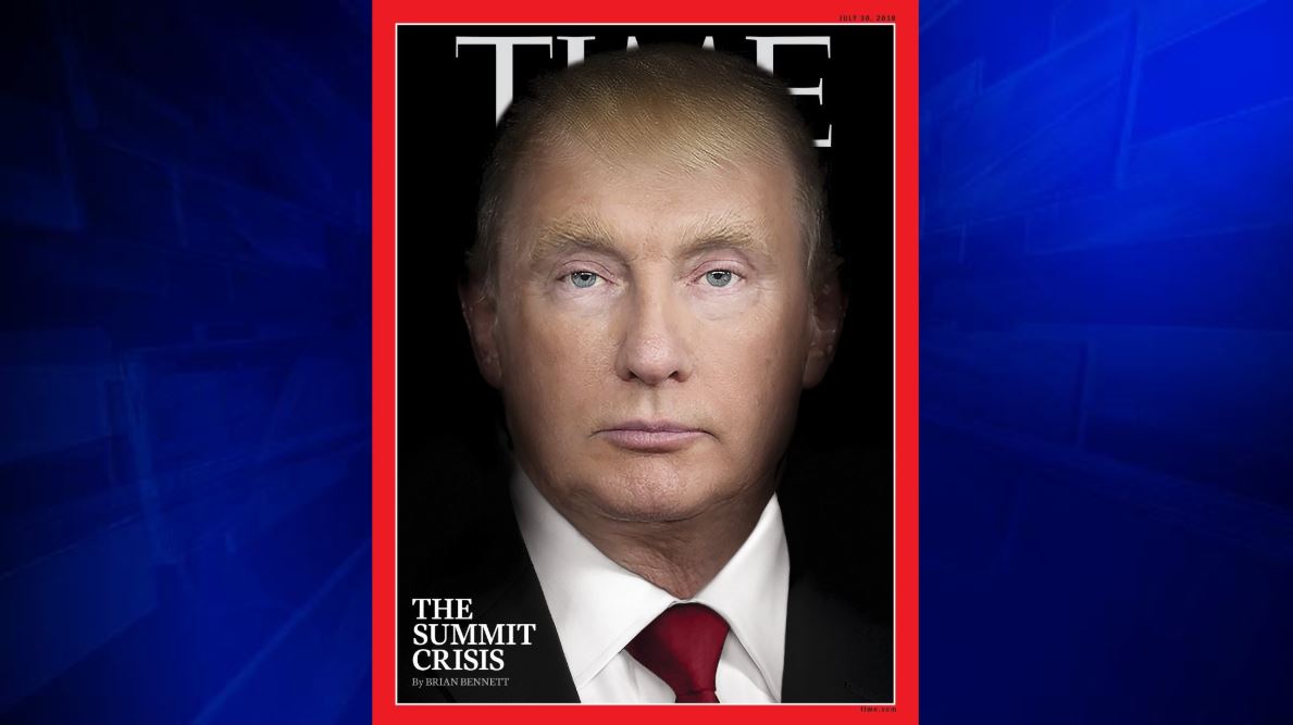 Donald Trump and Vladimir Putin morph into the same person in Time ...