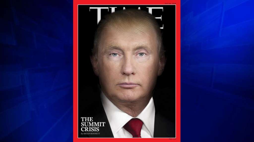 Donald Trump and Vladimir Putin morph into the same person in Time ...
