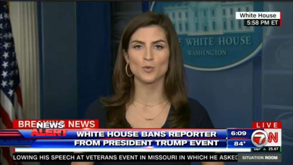 White House bans network pool reporter from Rose Garden event – WSVN ...