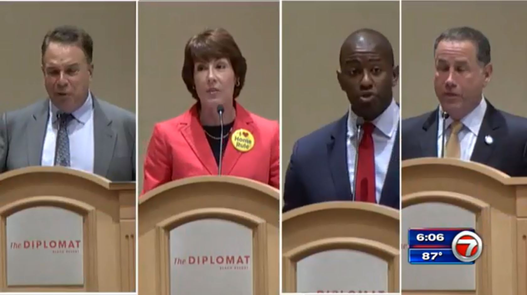 Fla. democratic candidates running for governor gather at Hollywood ...