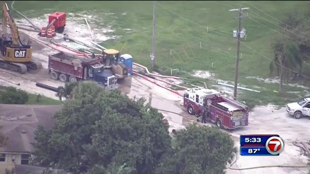Crews cap gas leak at Miramar construction site – WSVN 7News | Miami ...