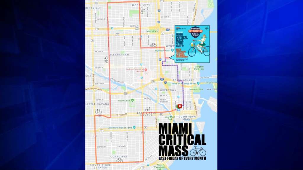 Miami Critical Mass bike ride this Friday in Little Havana, Allapattah ...