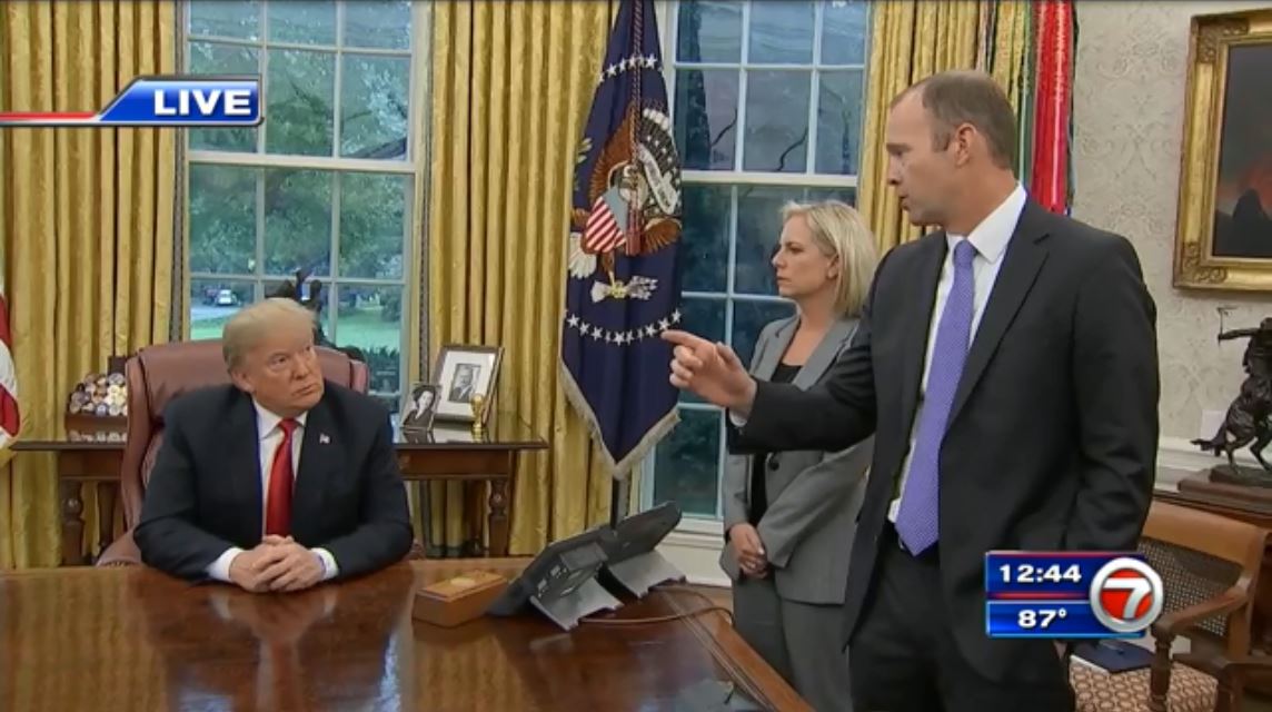 Trump briefed on Hurricane Michael by FEMA director - WSVN 7News ...