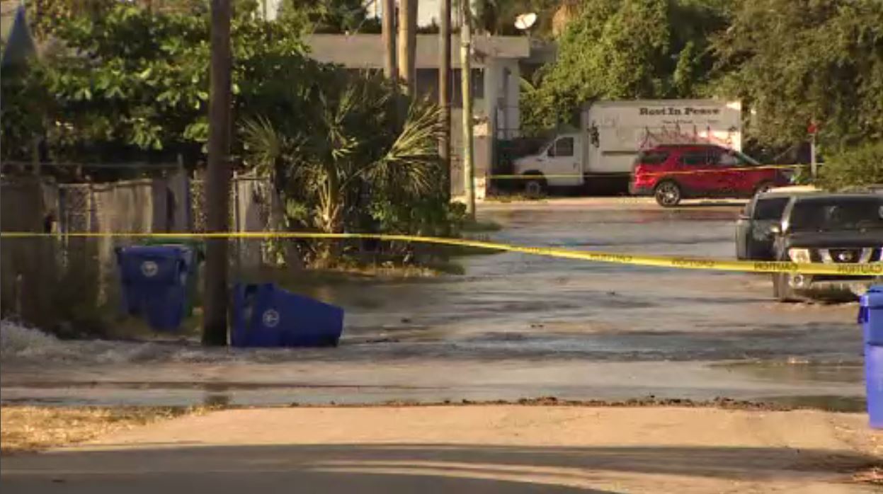 Car slams into hydrant, causing street flooding in Miami neighborhood ...