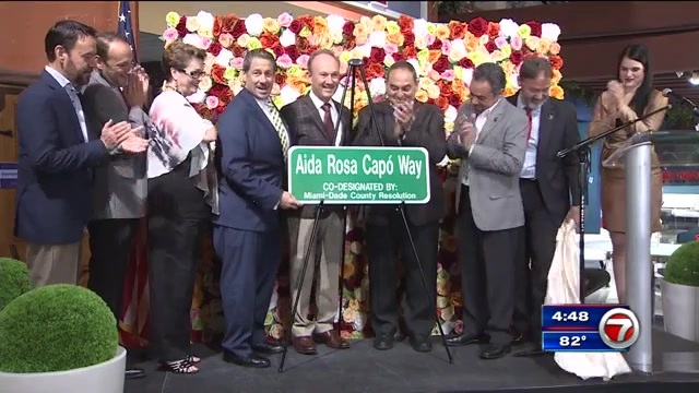 El Dorado’s Aida Rosa Capó honored with Miami street naming - WSVN ...