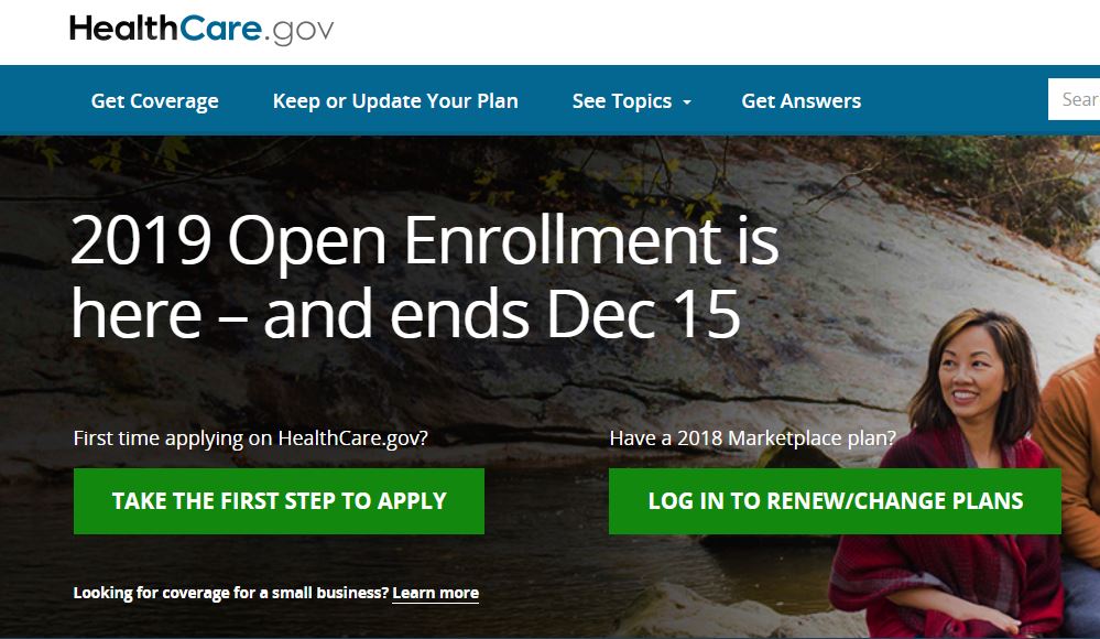 Federal health care website up and running for start of open enrollment ...